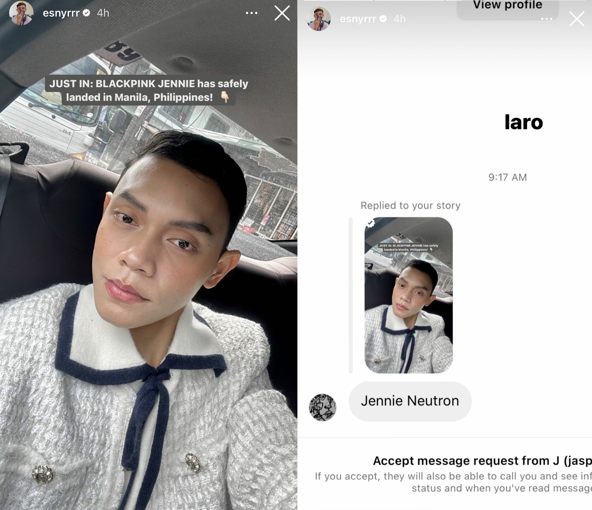 Daily Guardian on Twitter: "‘JENNIE NEUTRON’ 😂 LOOK: Content creator Esnyr Ranollo shared on ...