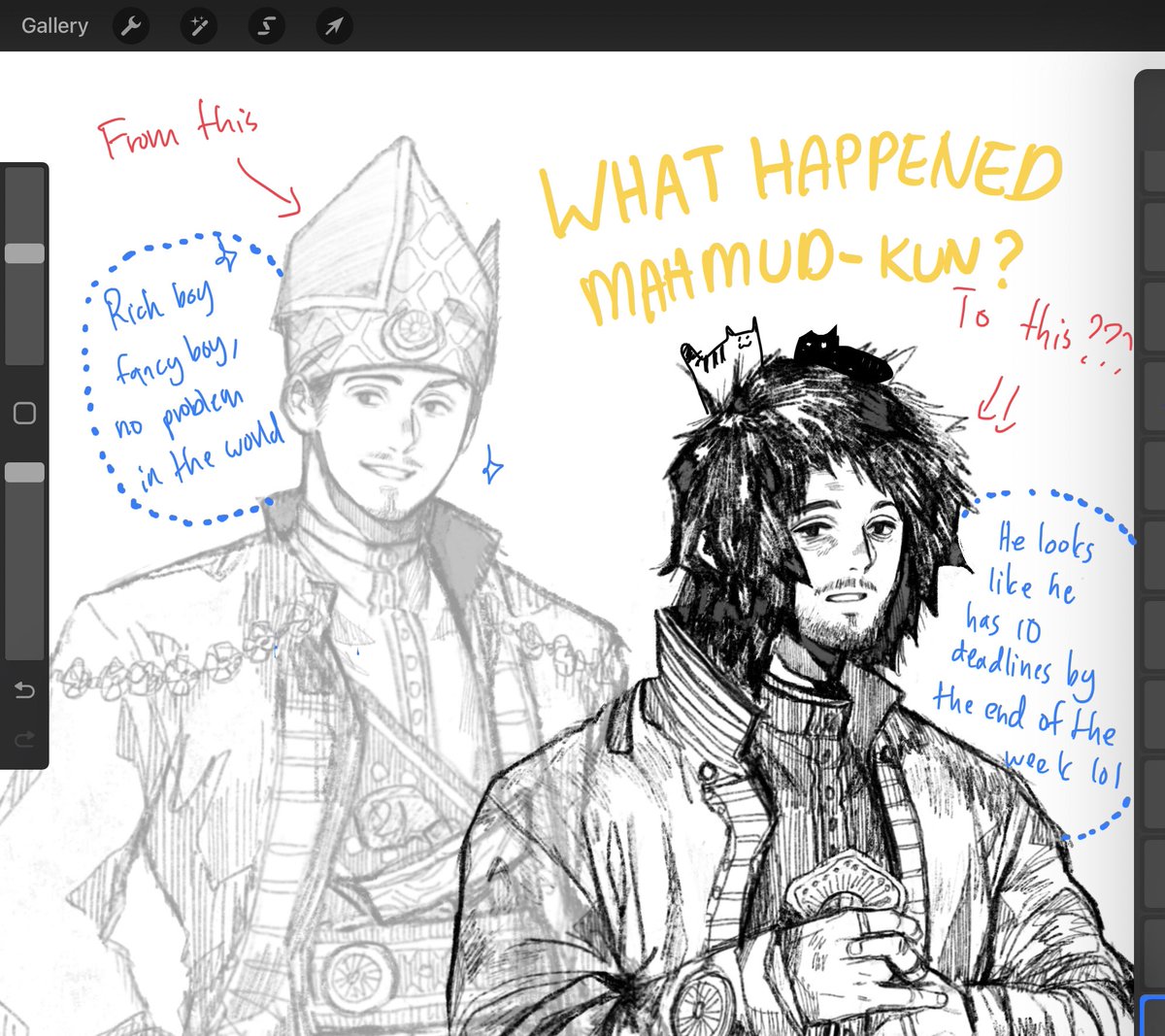 「If you ask me I'd say he decided to do art for a living. 」🧙‍♀️Nenek ...