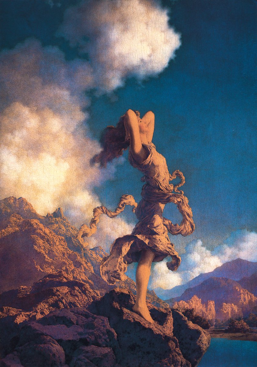 artnau on Twitter: "Ecstasy, 1929 by Maxfield Parrish"