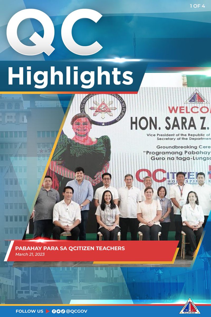 Quezon City Government on Twitter: " QC Highlights of Week ICYMI: Narito ang TOP EVENTS at ...