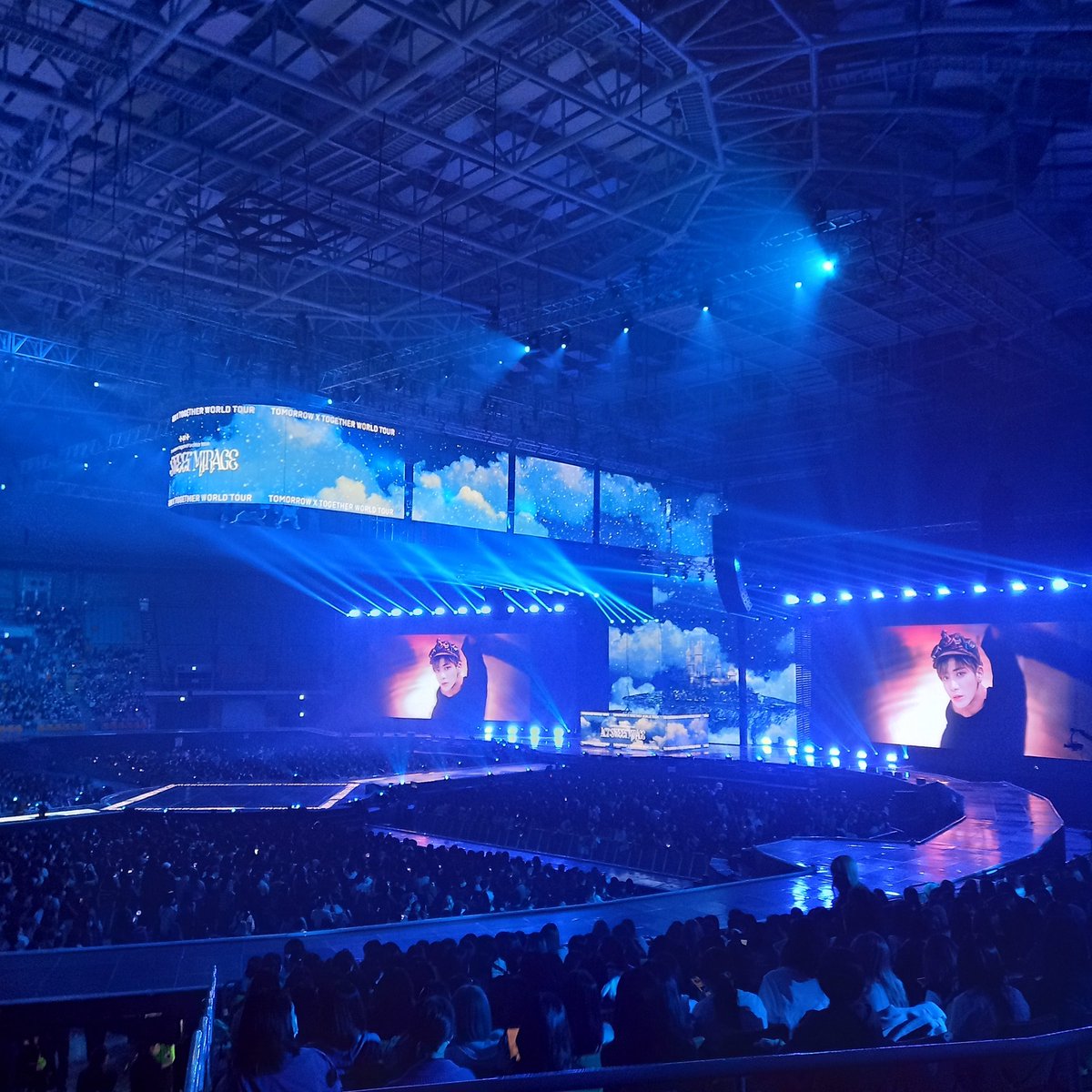 2회차/채텬 on Twitter: "올림픽 체조경기장 KSPO 2층 28구역 3열 좌석 시야 카메라 시야 체감시야"