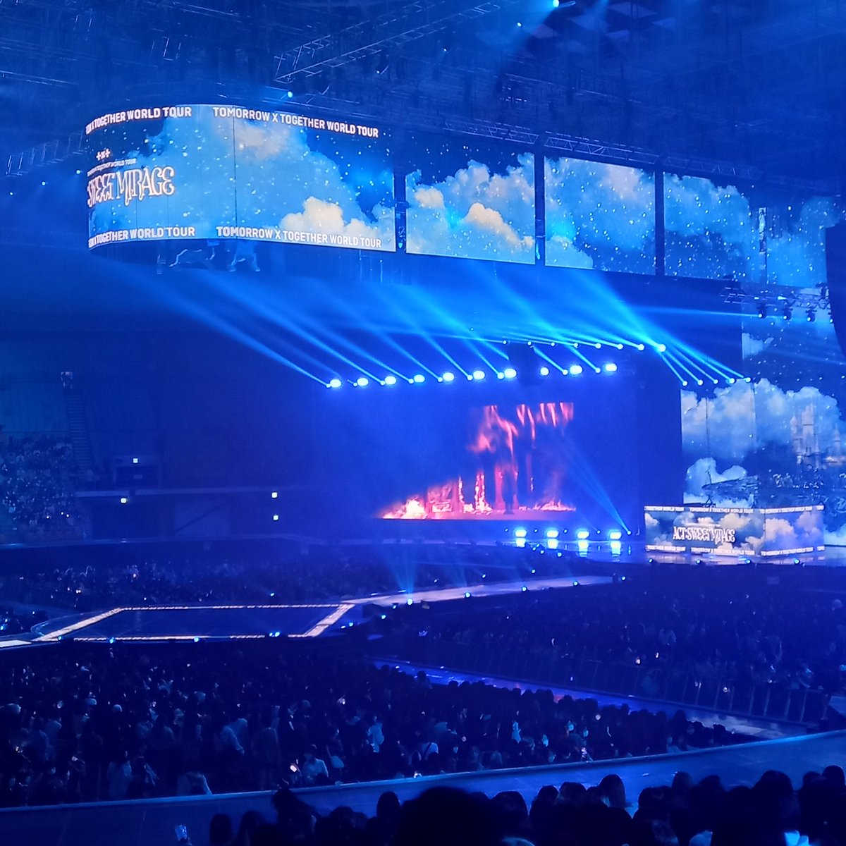 2회차/채텬 on Twitter: "올림픽 체조경기장 KSPO 2층 28구역 3열 좌석 시야 카메라 시야 체감시야"