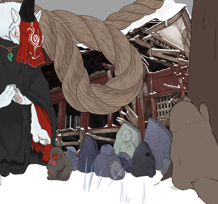 「完成が見えてきた(気のせい) 」|暴天のイラスト