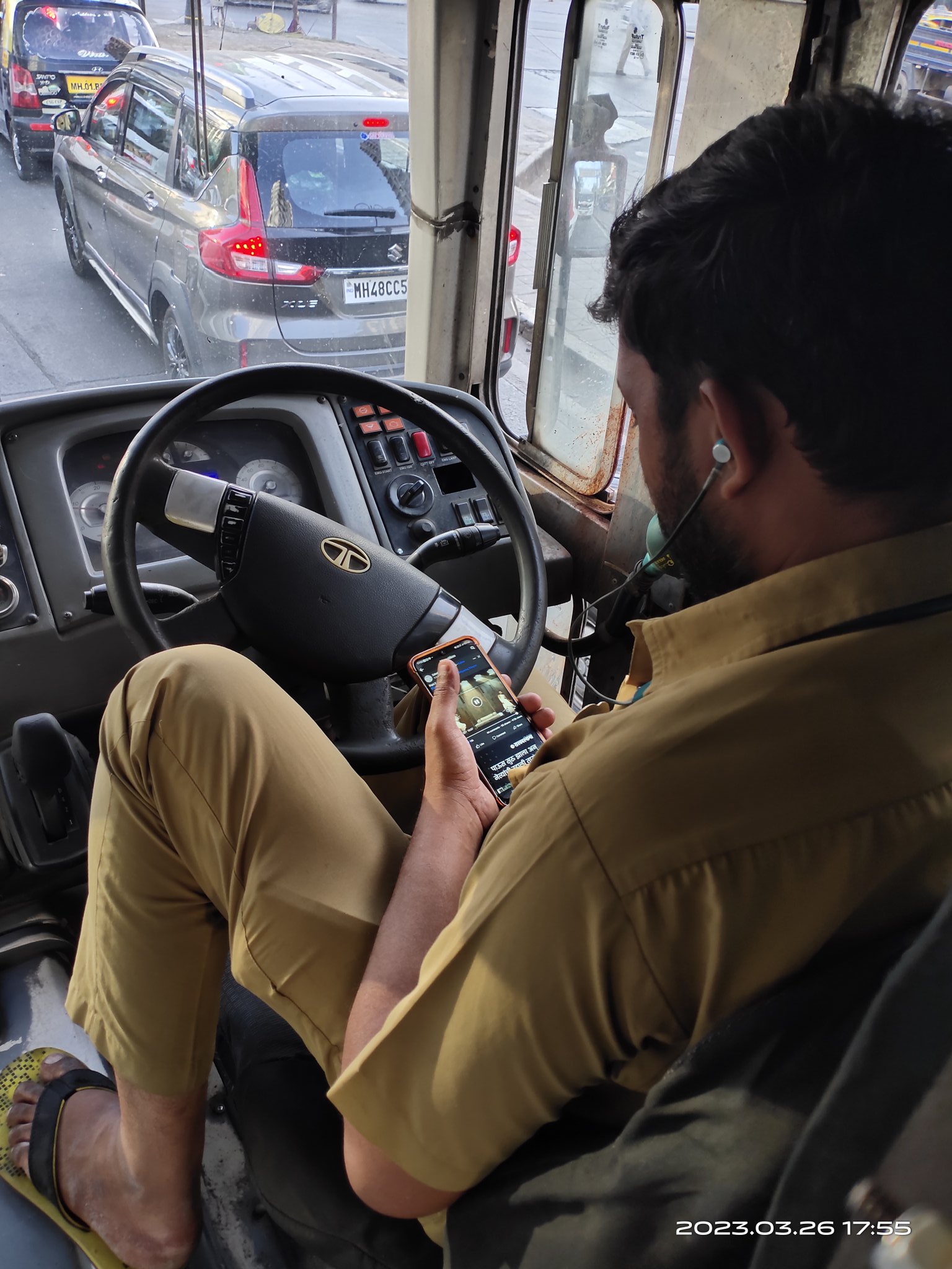 Volvo Bus Driver Cabin