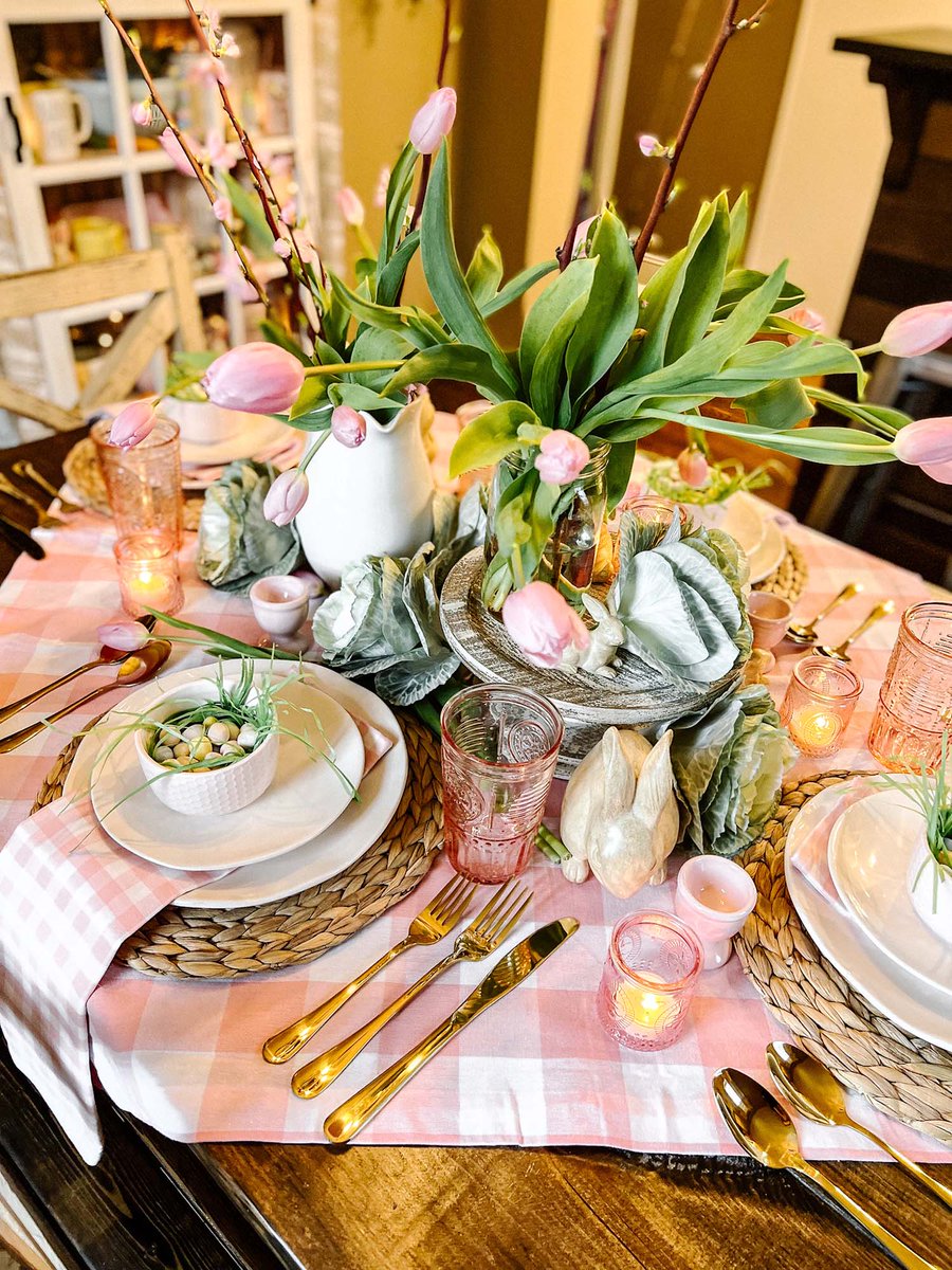 One Kindesign on Twitter: "21 Most Beautiful Easter Table Decorating Ideas To DIY https ...