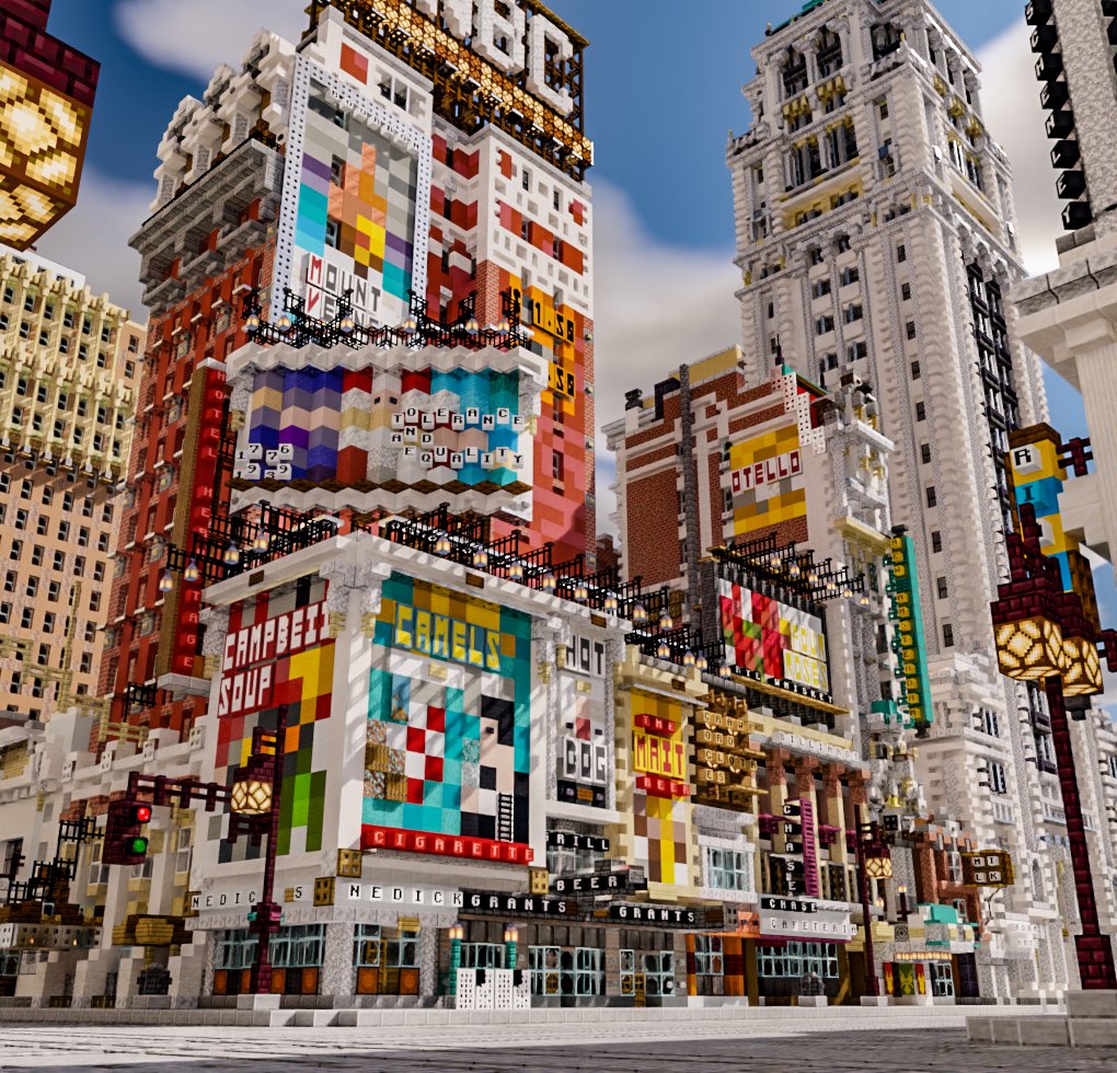 Minecraft Times Square GN] Times Square Minecraft Map