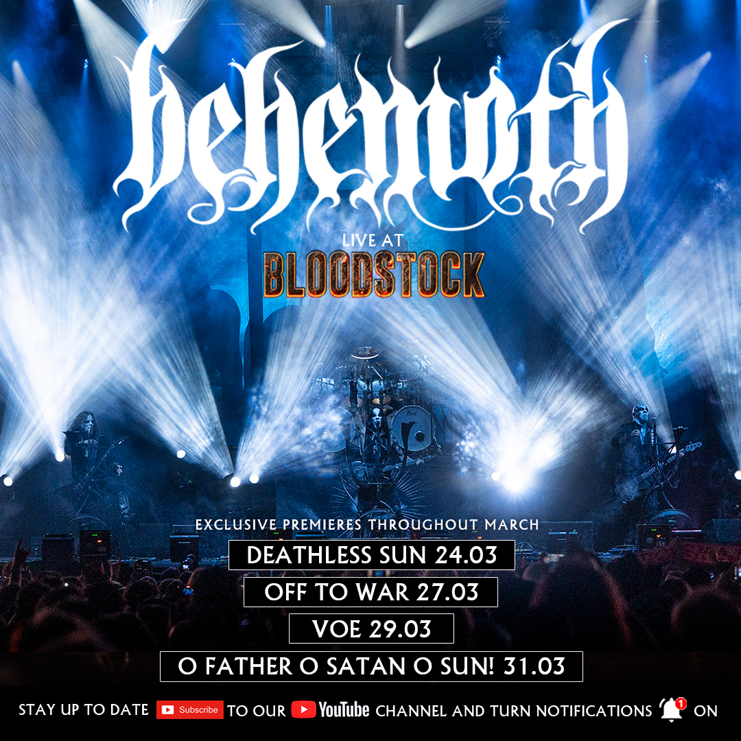 MetalTitans on Twitter: "RT @BLOODSTOCKFEST: The @BehemothBand premiers continue 🔥 Tomorrow tune ...