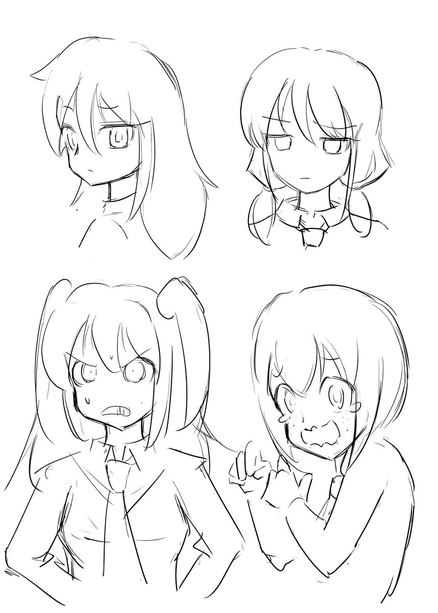 「昨日絵チャやってて、自分の絵の表情のパターン少なすぎて全然面白味が無いなーと思っ」 Ddtの漫画