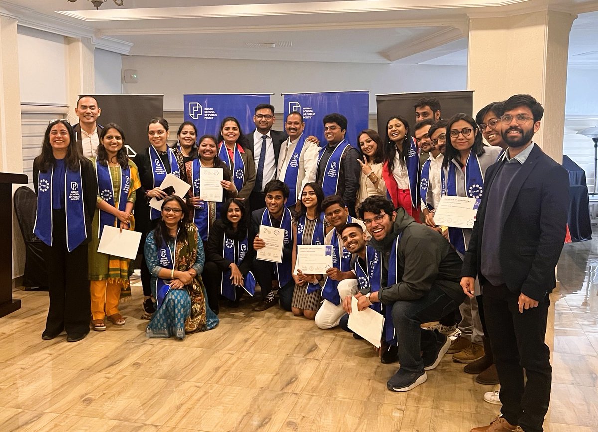 Indian School of Public Policy on Twitter: "#LokNeetiConvocation | A hearty congratulations to ...