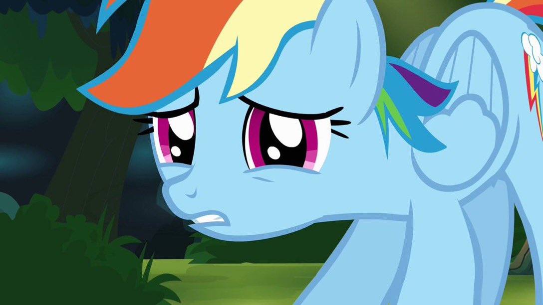 Rainbow Dash Scared