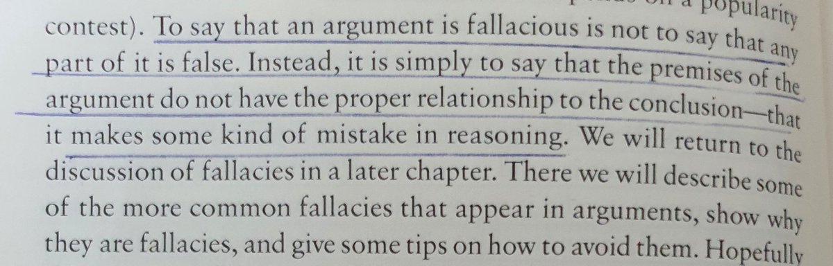 A good book on critical thinking and good argumentation. A lot of what ...
