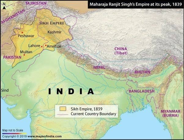 Sikh Punjab Map
