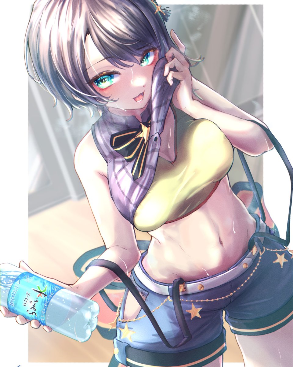 大神ミオ 「三億から発掘される砂金になれるよう頑張ってますー- ̗̀٩( 'ω' )و ̖」|sYaM@イラストレーターのイラスト