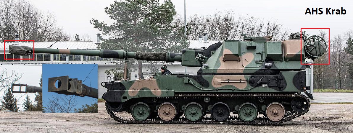 Buschlaid on Twitter: "PzH 2000 has 7 wheels with unequal space between them, longer muzzle ...