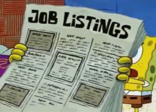 Get A Job Meme Spongebob