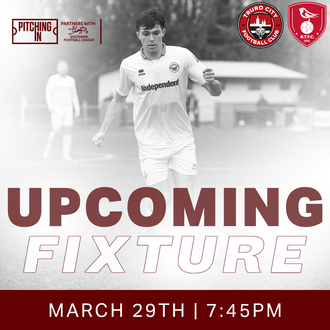 Truro City FC on Twitter: "🔜 | 𝗨𝗽 𝗡𝗲𝘅𝘁 City welcome Bracknell Town to Bolitho Park on Wednesday ...