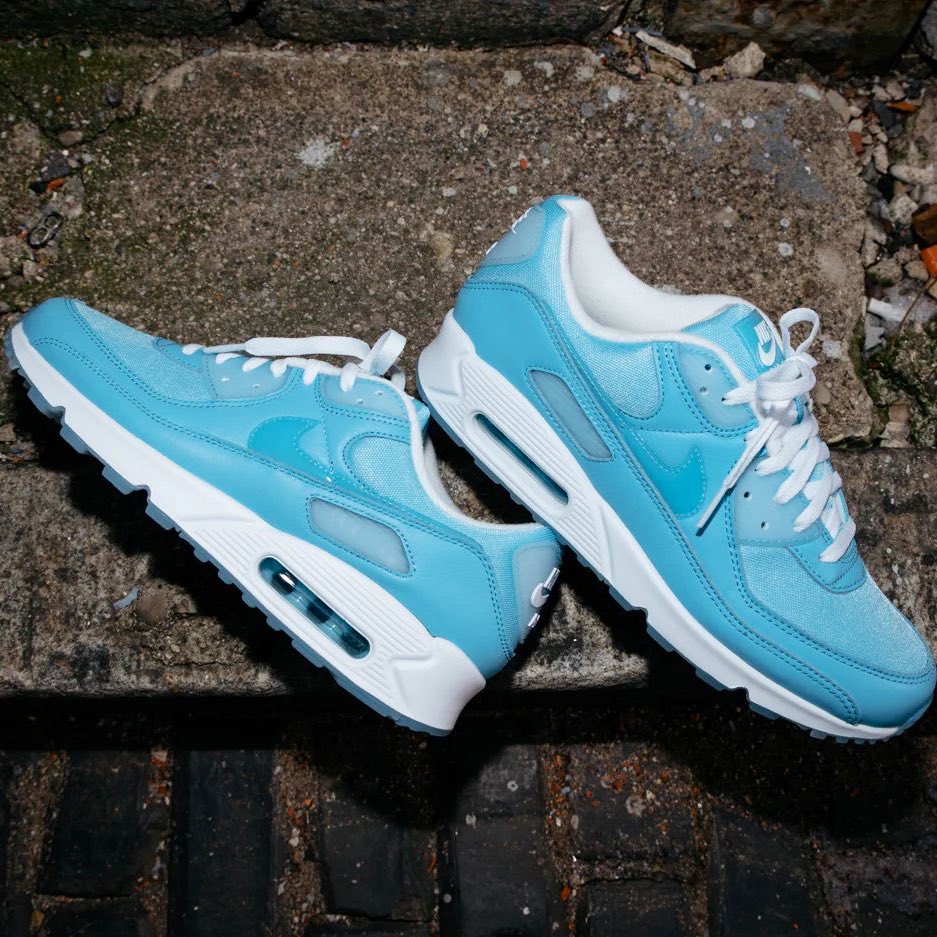 SNKR_TWITR on Twitter: "AD: Ends tonight $95.98 w/code SPRING Nike Air Max 90 'Blue Chill' Shop ...