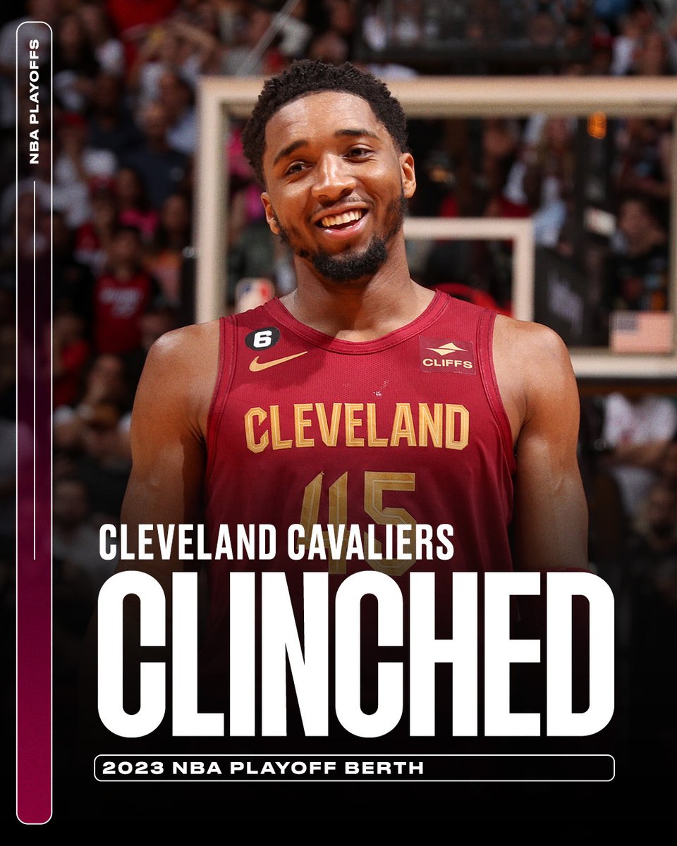 The Cleveland Cavaliers have clinched their first playoff berth since ...
