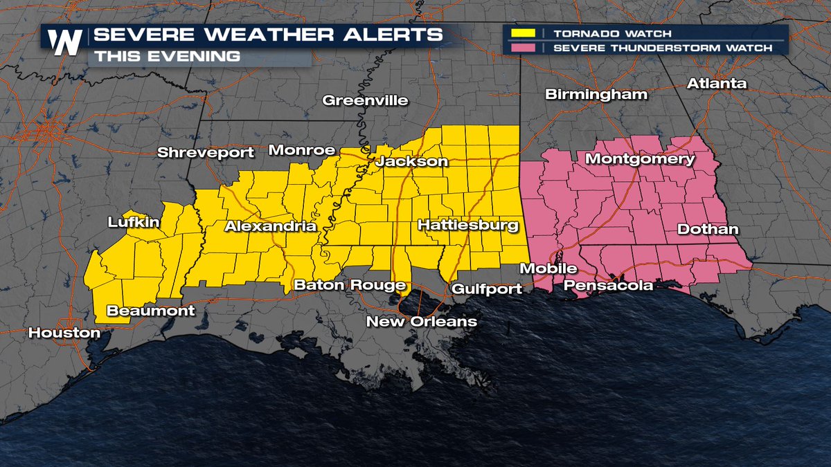 Weathernation On Twitter The Tornado Watch Has Been Expanded Into