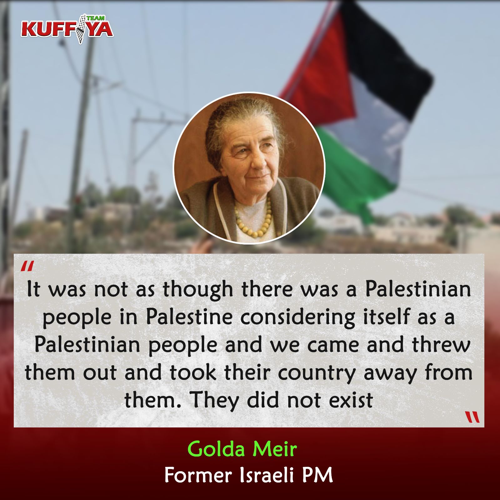 Golda Meir Palestine Quotes