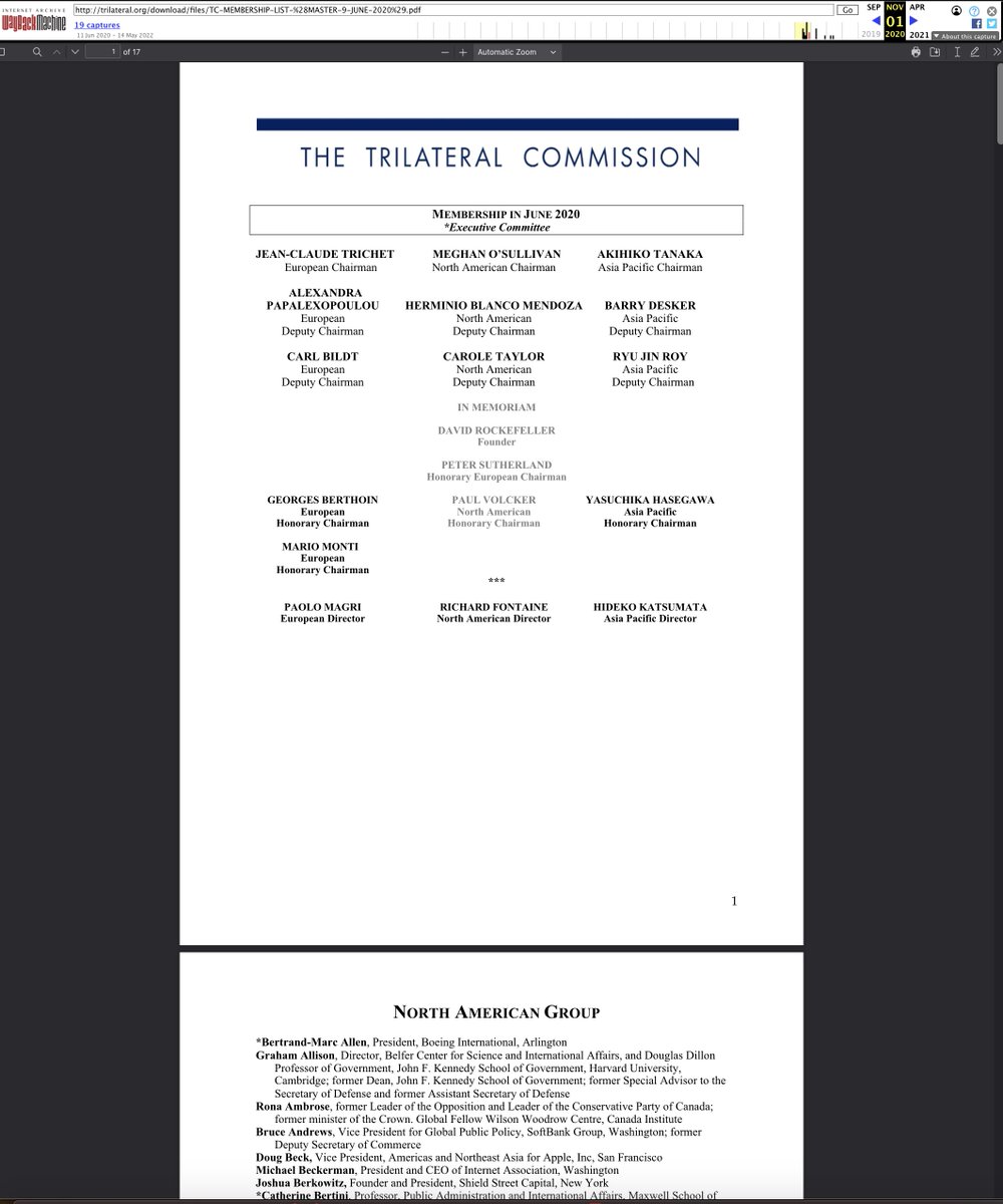 Hanan Stanley on Twitter: "RT @carolina_bonita: The TrilateRAL Commission https://web.archive ...