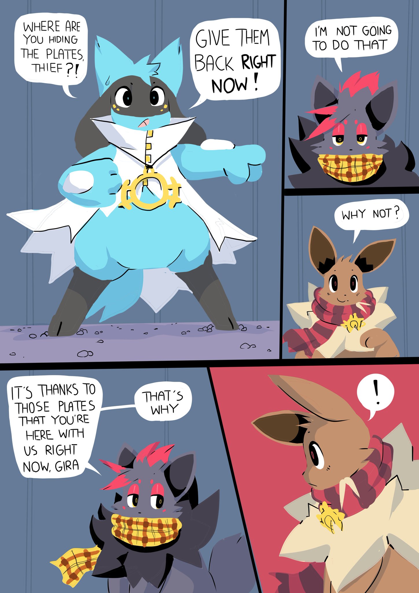 Pokemon Riolu Comics