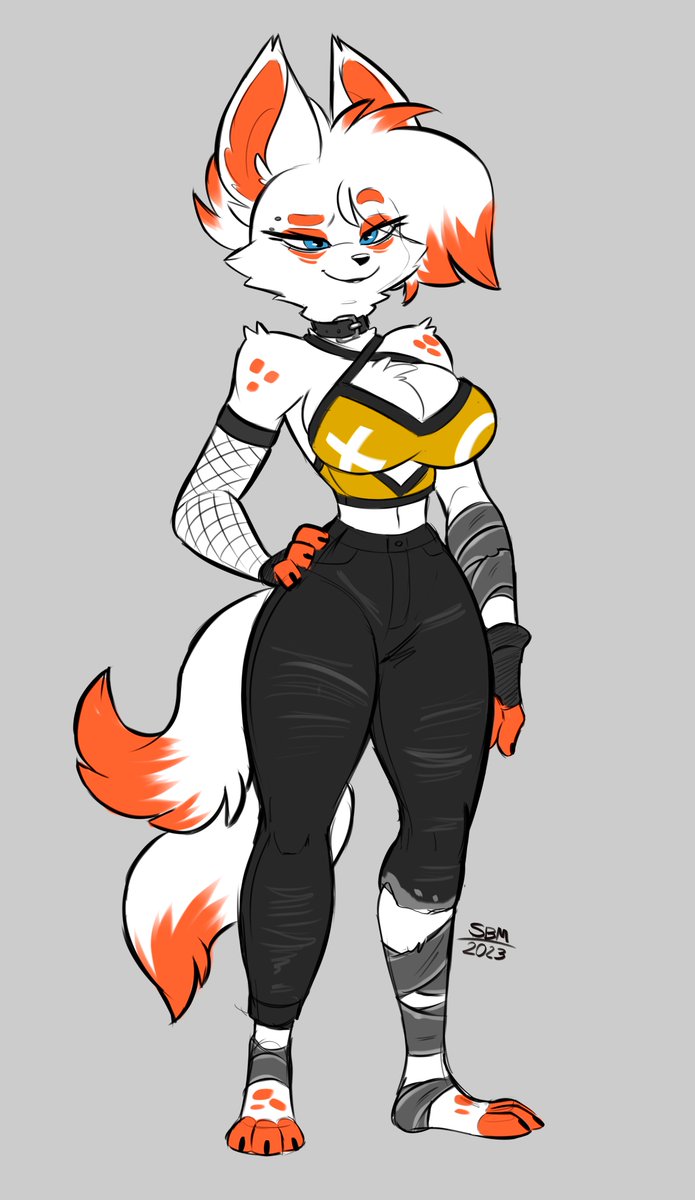 💙SpongeBandiMark🎨 on Twitter: "I wanted to make another fox OC for a while, so I quickly doodled ...