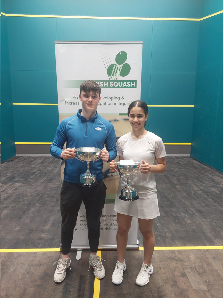 Irish Squash on Twitter: "Sara Sabry & Conor Moran are the 2023 U23's National Champions. They ...
