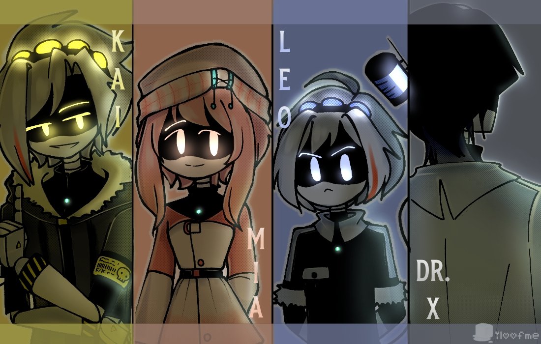 I.•iloofy• 🫧 on Twitter: "And btw meet my Murder drone Oc's, you guys already know K/Kai before ...