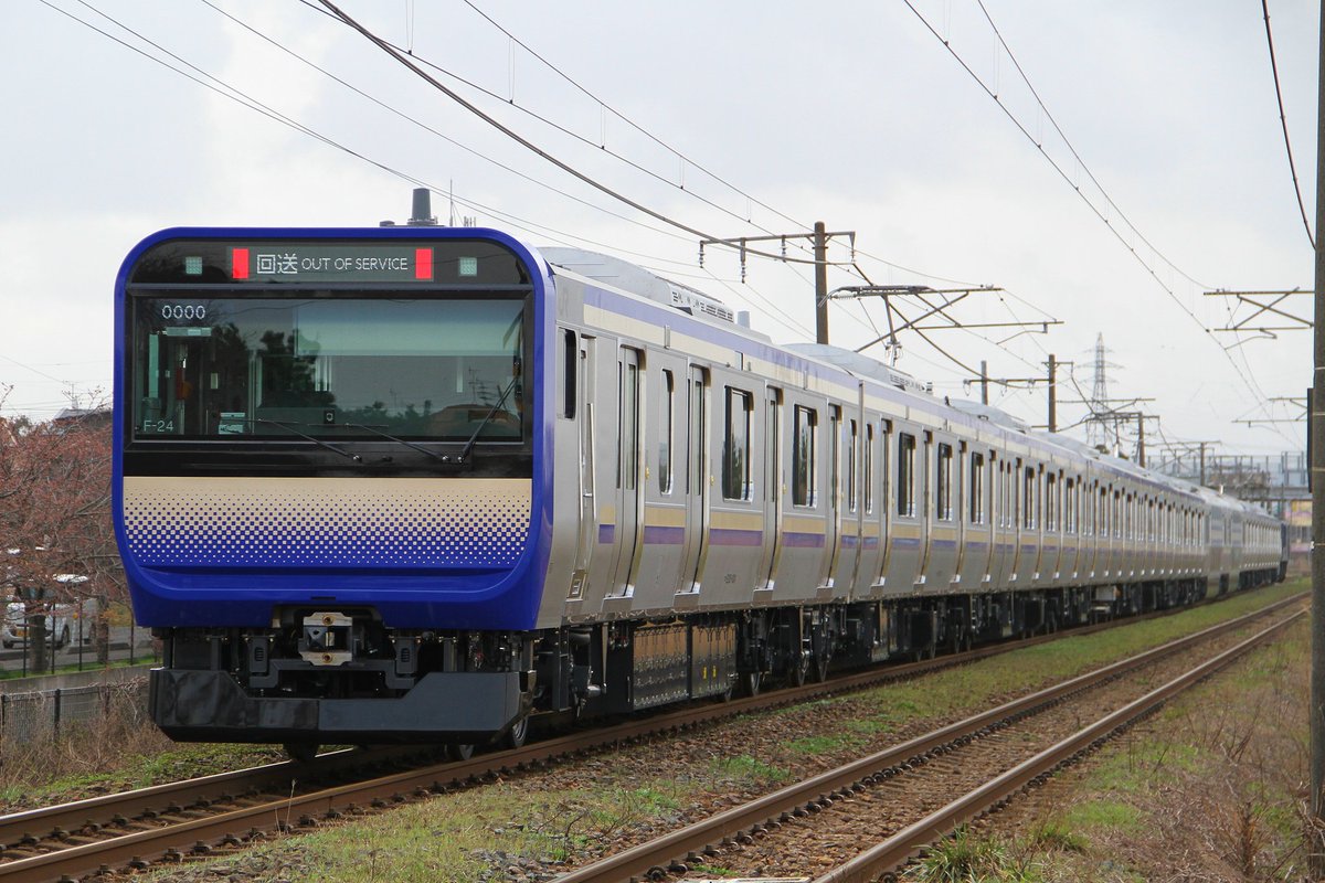 夕 ヌ キ 鐵 on Twitter: "今日の収穫 信越本線 配9728ﾚ 横須賀･総武快速線用 配給 EF64 1030 牽引 E235系 F-24編成 (横ｸﾗ)"