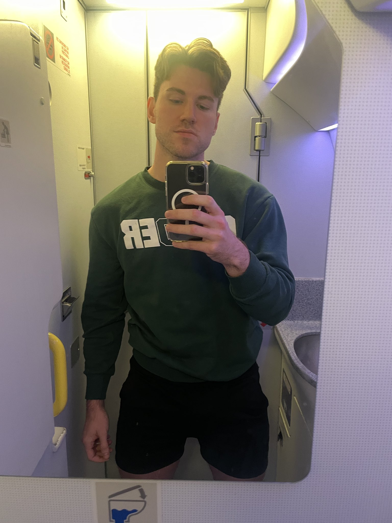 White Guy Selfie Mirror