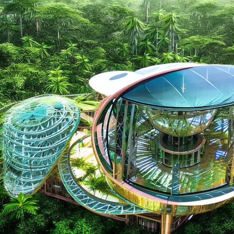 Wow Wee Direct on Twitter: "A high tech solarpunk utopia in the Amazon rainforest"