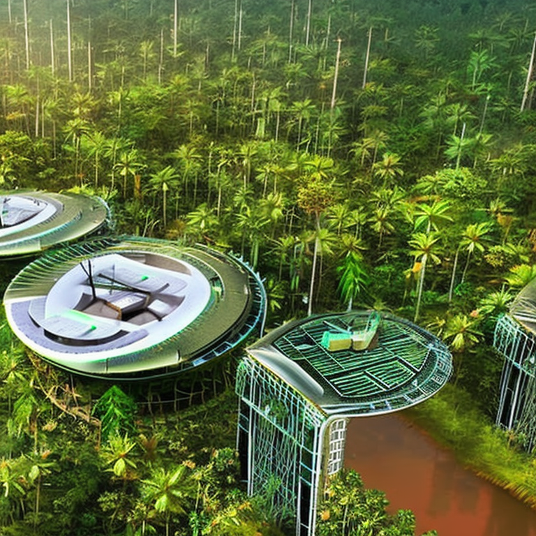 Wow Wee Direct on Twitter: "A high tech solarpunk utopia in the Amazon rainforest"