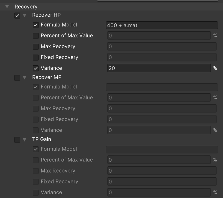 RPG Maker Unite Official on Twitter: "For recovery skills and items, it's easier to specify ...