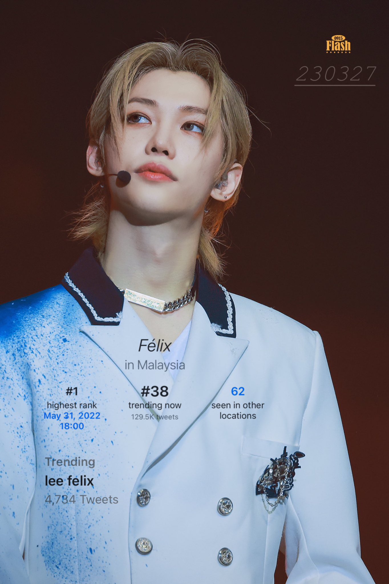 FELIX CHARTS on Twitter: "📈 TRENDS | 230328 ⏱️ ~9pm KST FELIX’s still trending half a day after ...