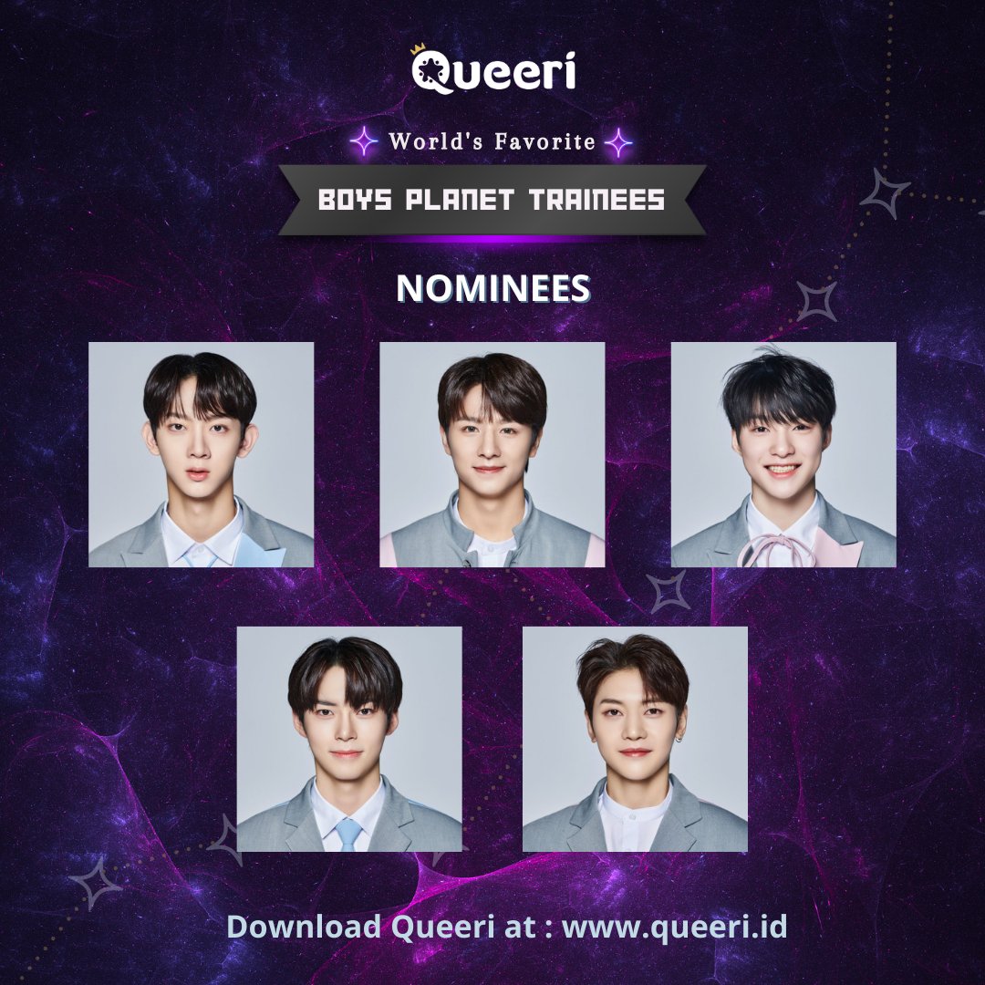 QueeRI on Twitter: "World's Favourite Boys Planet Trainees NOMINEES 👥 #YOOSEUNGEON #WANGZIHAO # ...