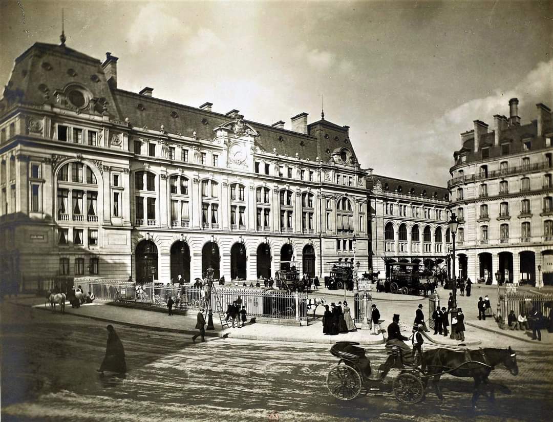 Léon et Lévy. La nouvelle gare Saint-Lazare 1889. Paris #SNCF #sncf ...