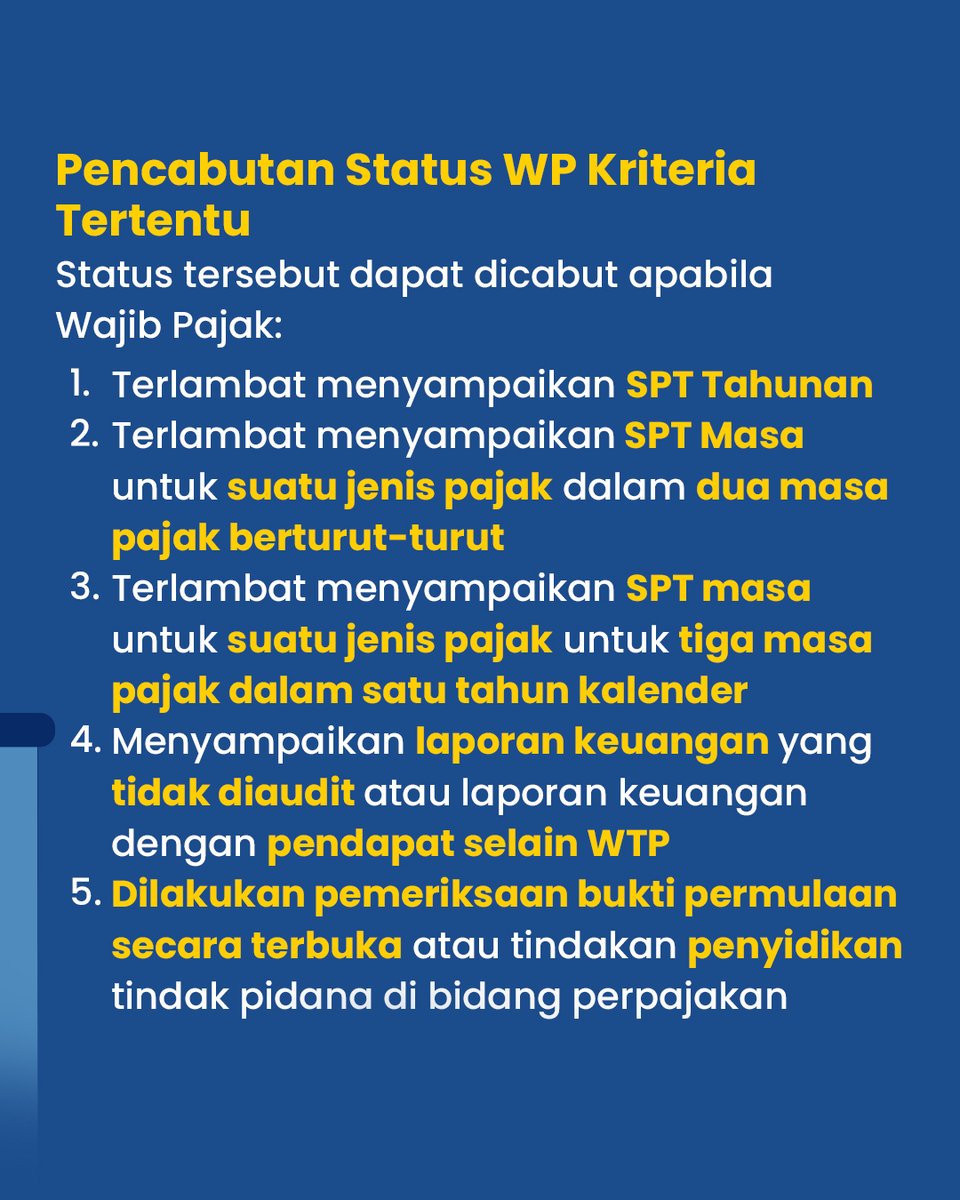 Ortax on Twitter: "WP dengan kriteria tertentu bisa mendapatkan manfaat atau kemudahan dalam ...