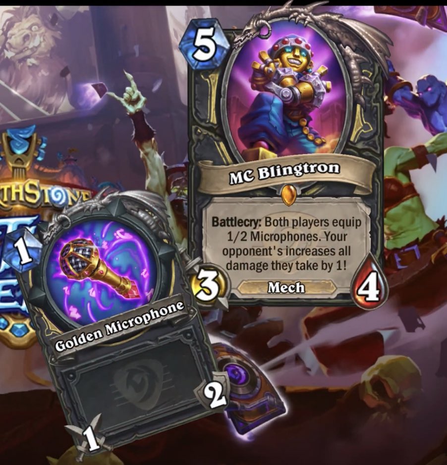 Ben Hearthstone On Twitter Mc Blingtron Hearthstone
