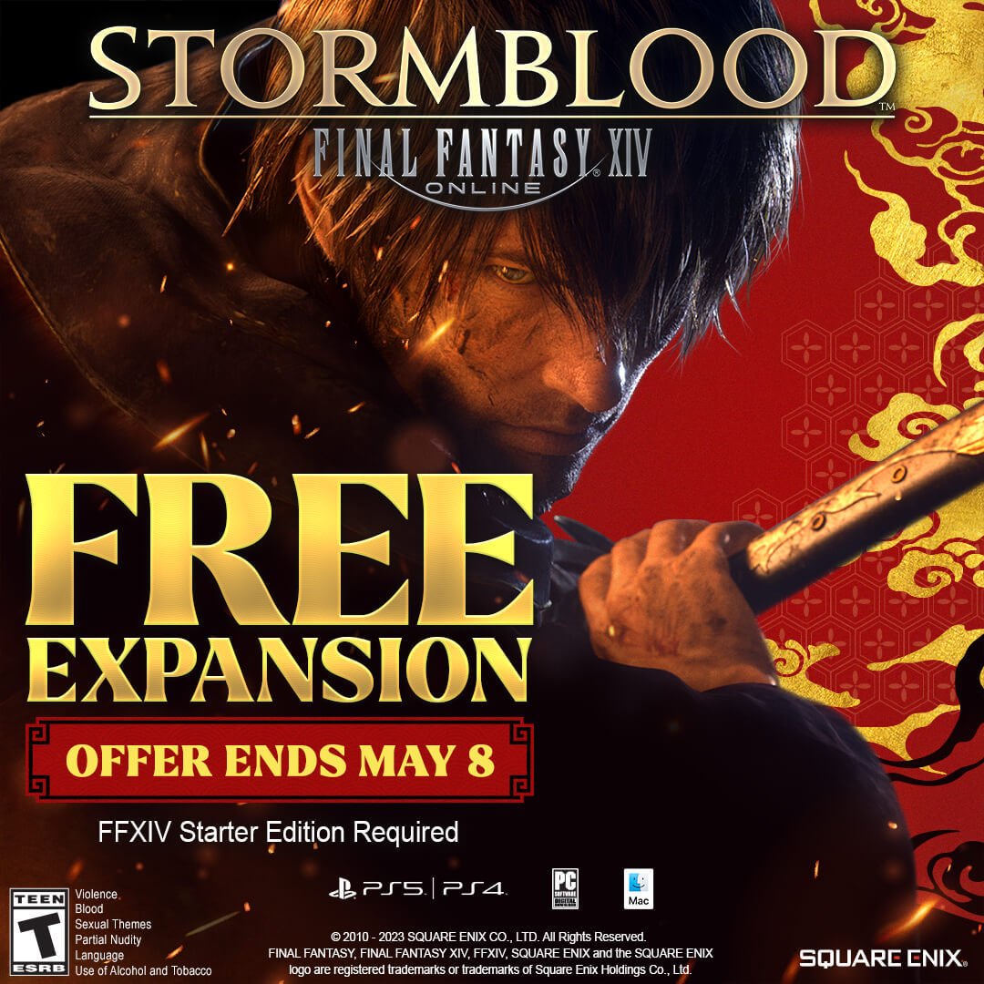 Wario64 on Twitter: "Final Fantasy XIV: Stormblood is free (for existing owners or purchasers of ...