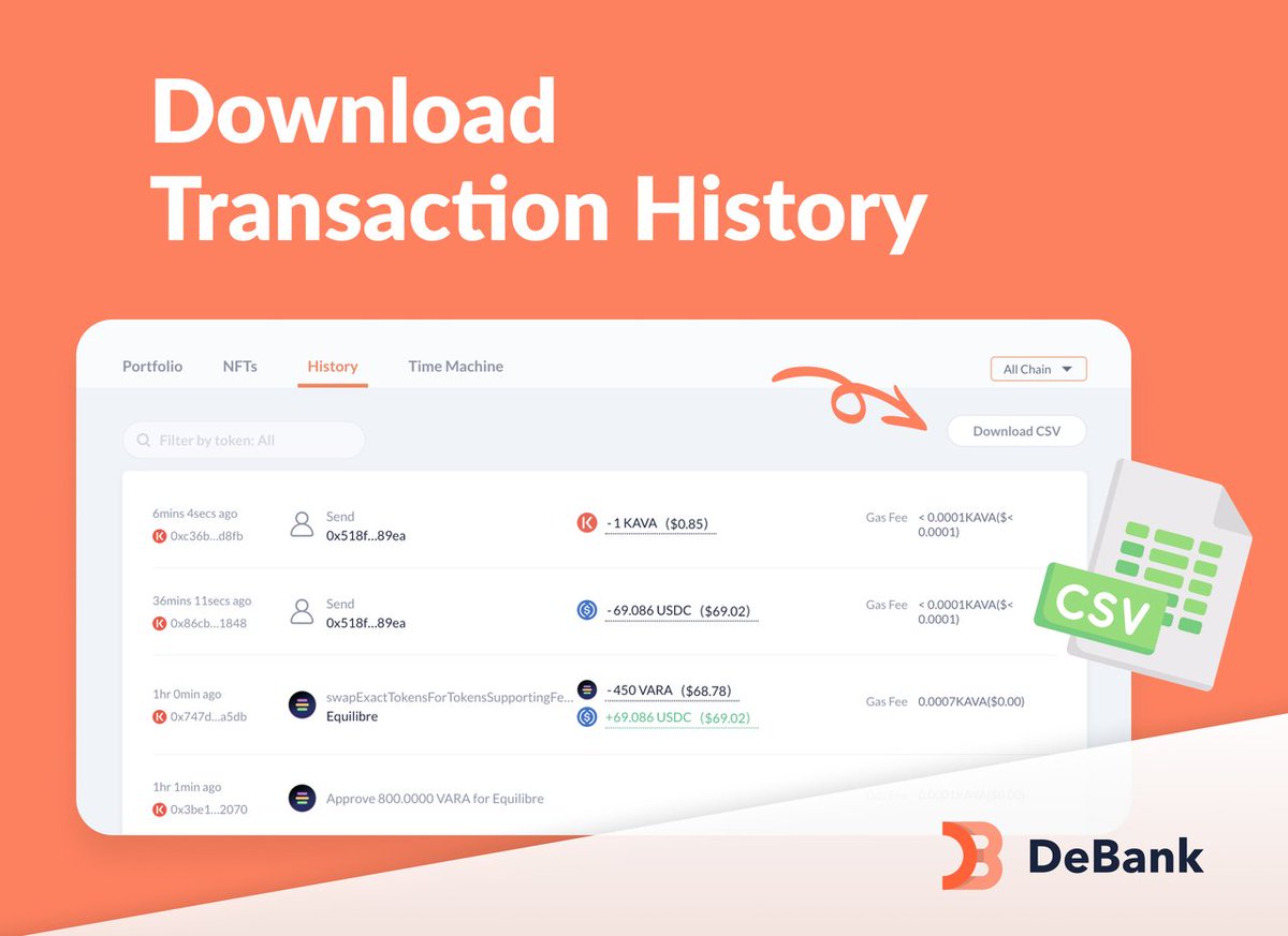 DeBank on Twitter: "1/2 Tax reporting gets you down? Especially for your crypto earnings? 😤 We ...