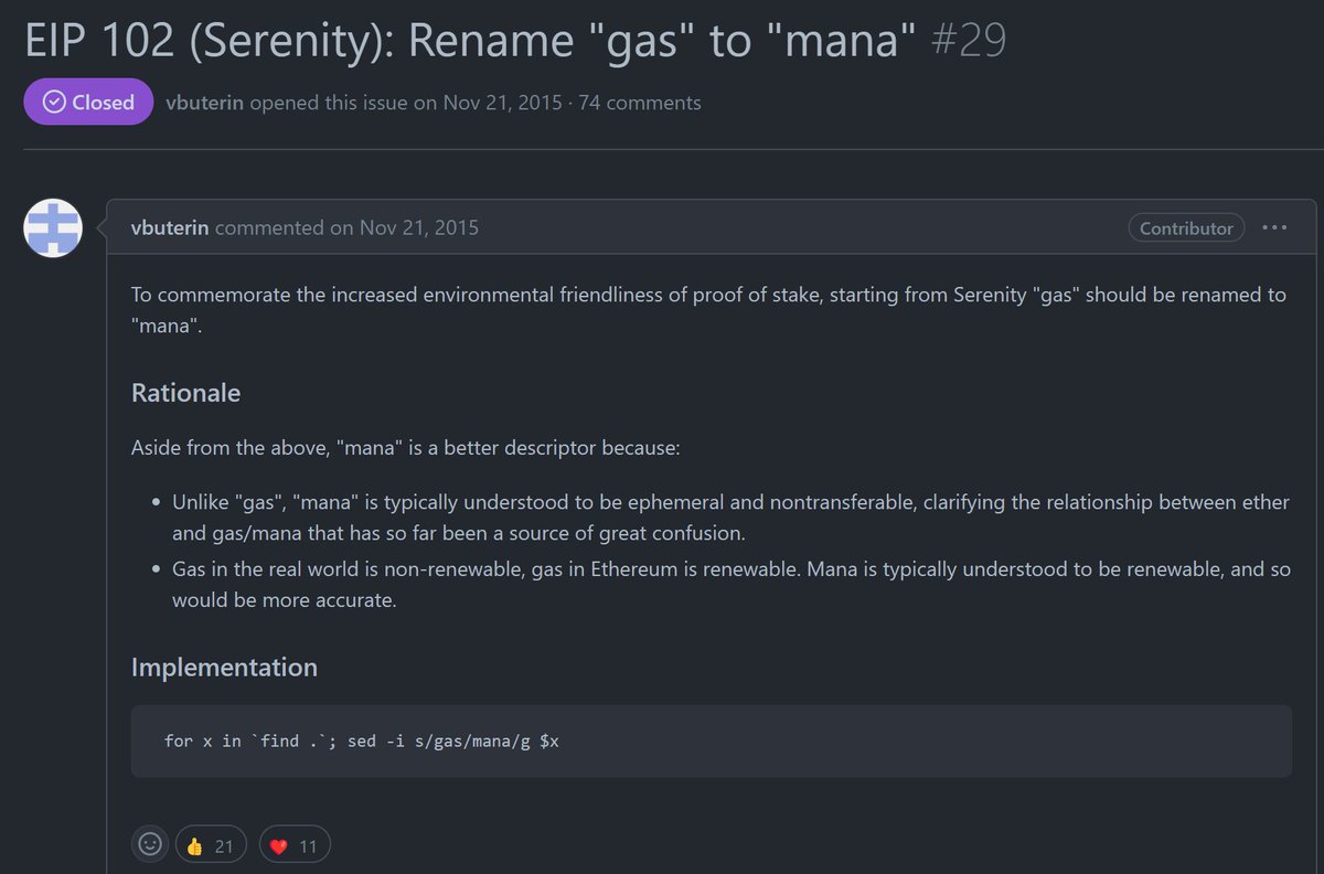 sudo rm -rf --no-preserve-root / on Twitter: "The time has come https://github.com/ethereum/EIPs ...