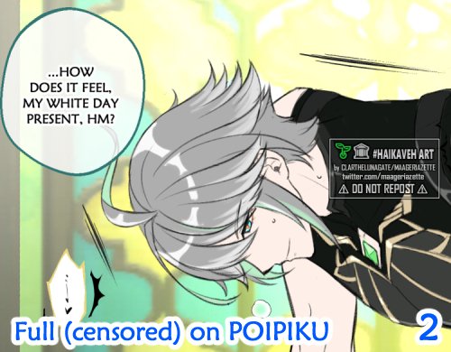 Maageriazette🌱🏛(🔄 ) on Twitter: ":: White Day (Final) :: Kaveh finally receives the White Day ...