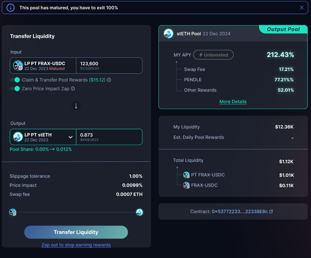 Exciting new feature coming soon on Pendle → 1-click liquidity ...