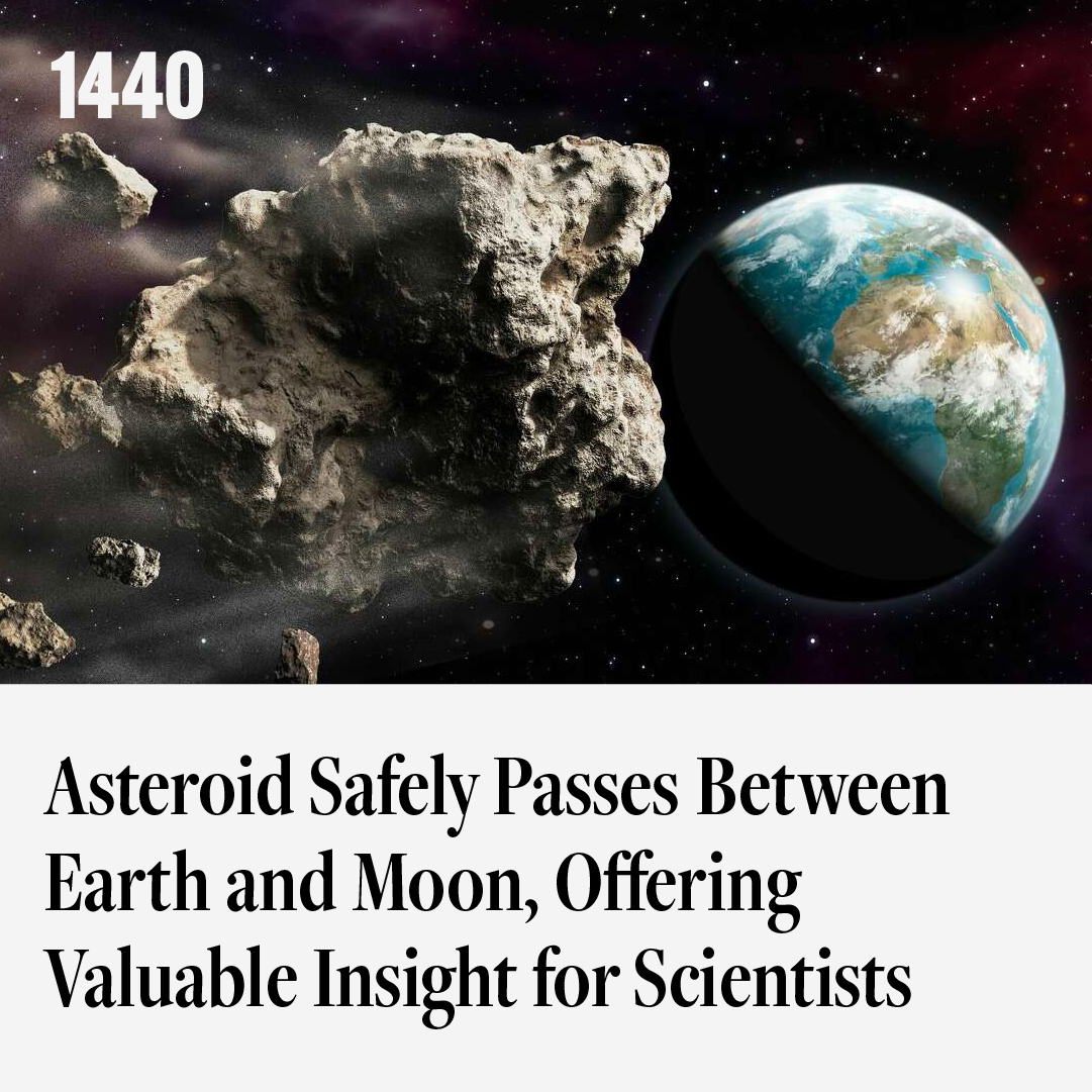 Asteroid Between Earth And Moon