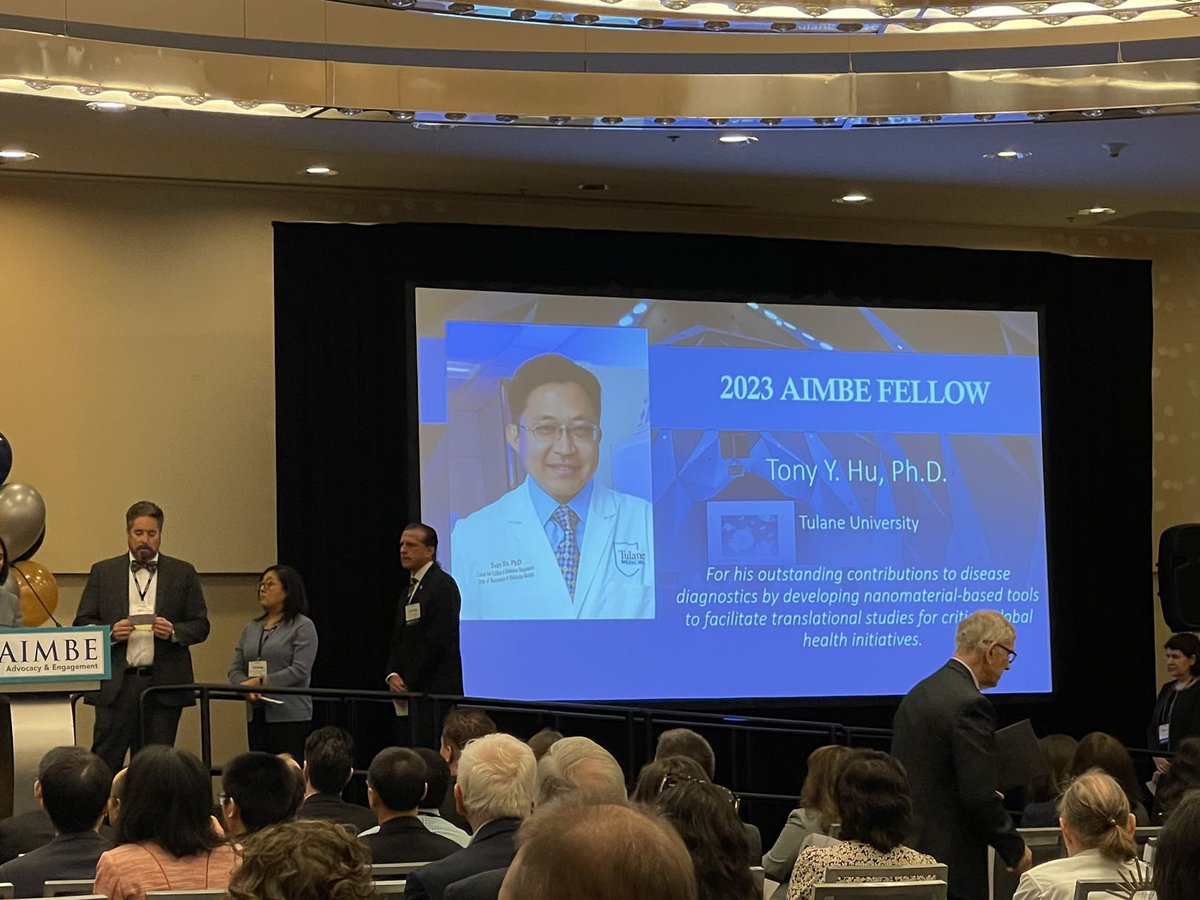 Tony Hu on Twitter: "Induced an AIMBE fellow! @aimbe so glad to meet my UT BME chair @NPeppas"