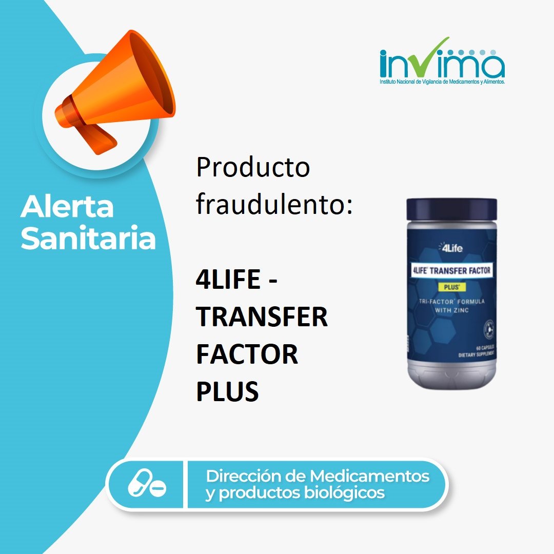 4Life Transfer Factor Plus 4life Colombia Distribuidor, 53% OFF
