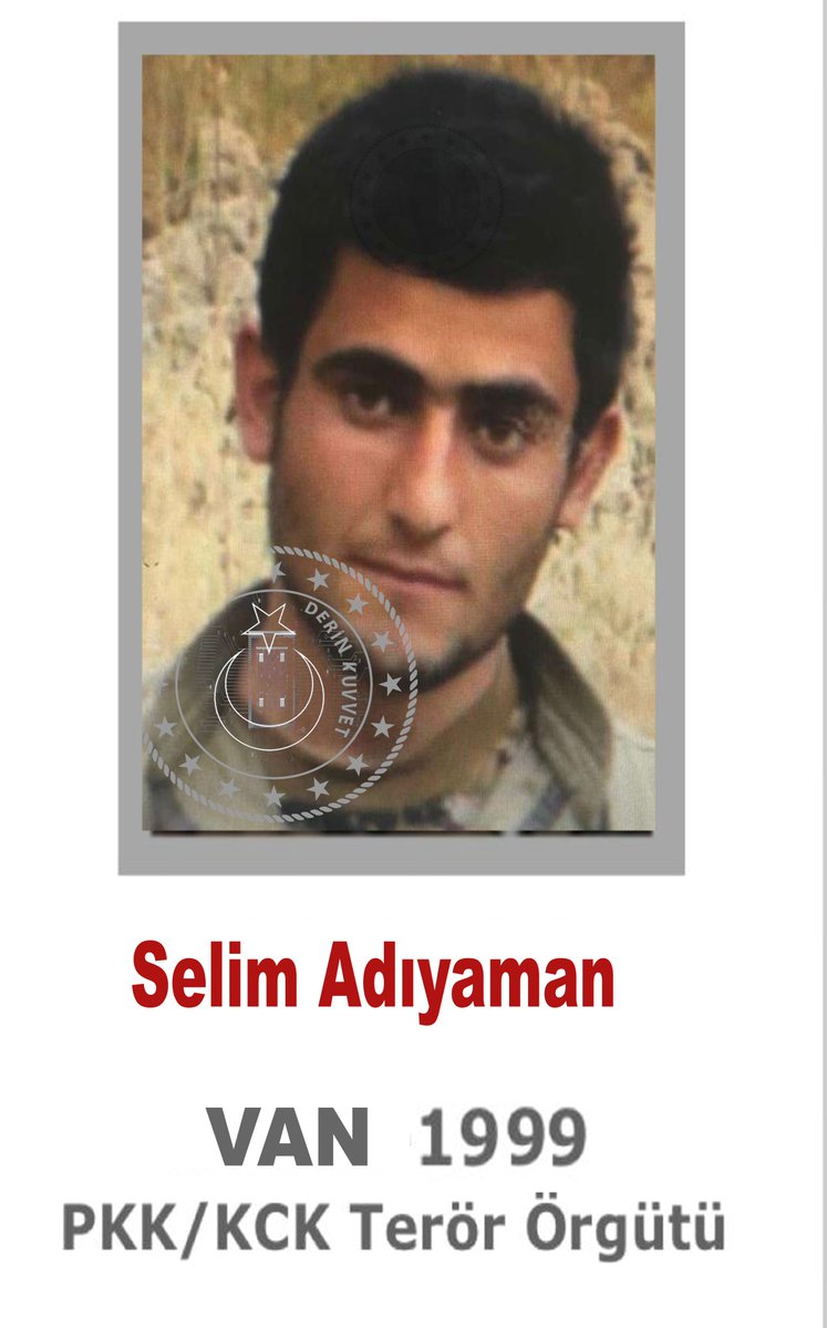 Derin Kuvvetler on Twitter: "PKK'lı Harun Elbak kod ,Selim Adıyaman adlı Terörist