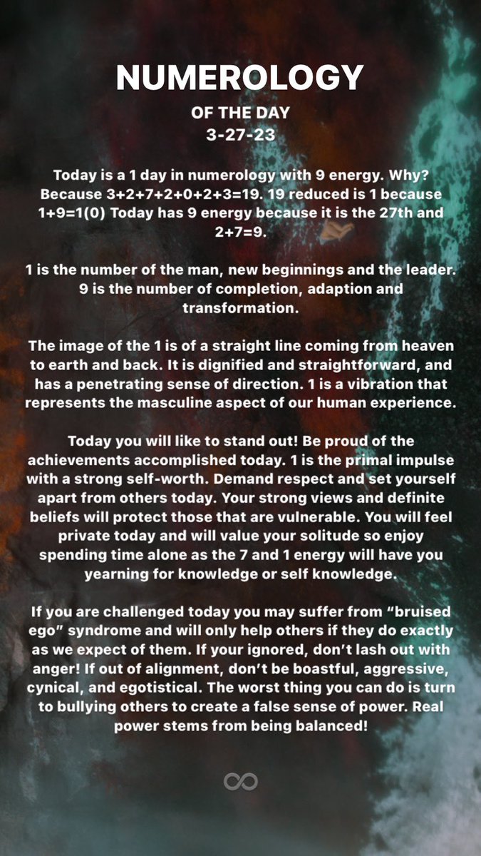 Numerology Of The Day
