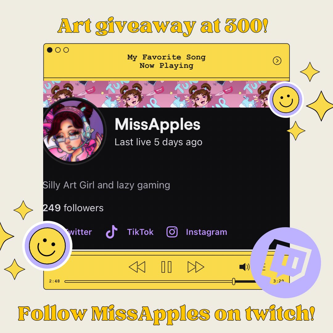 Lyra Space Mommy on Twitter: "RT @MissApples: I WANNA GIVEAWAY ART!! Can you y’all get me to 300 ...